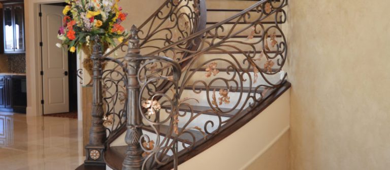 Wrought Iron Interior Hand Rails, Railings works Houston, TX