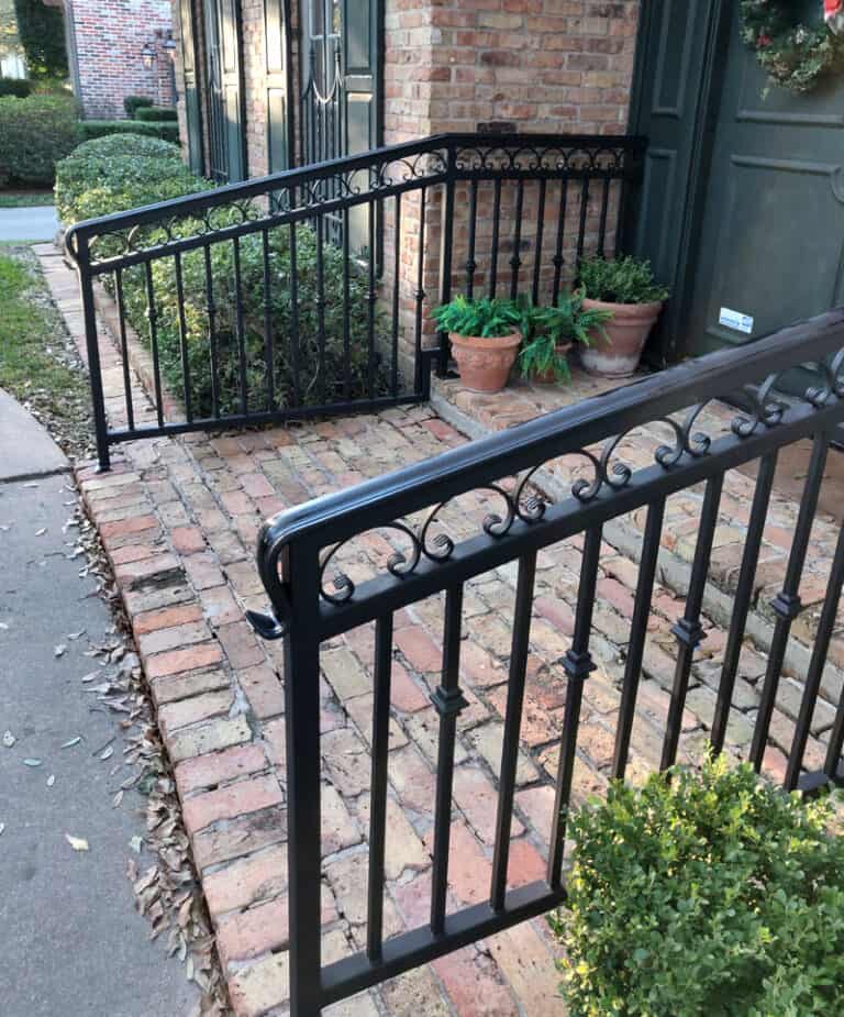 Wrought Iron Exterior Hand Rails, Railings installer Houston